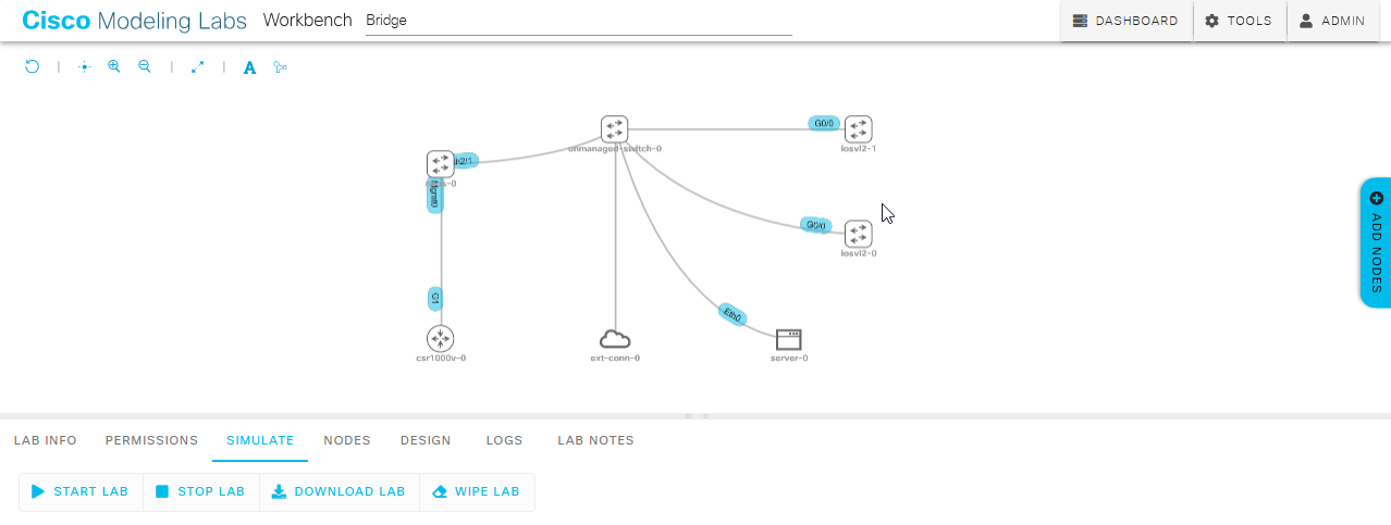 Starting Stopping And Wiping Nodes Cisco Modeling Labs V Cisco