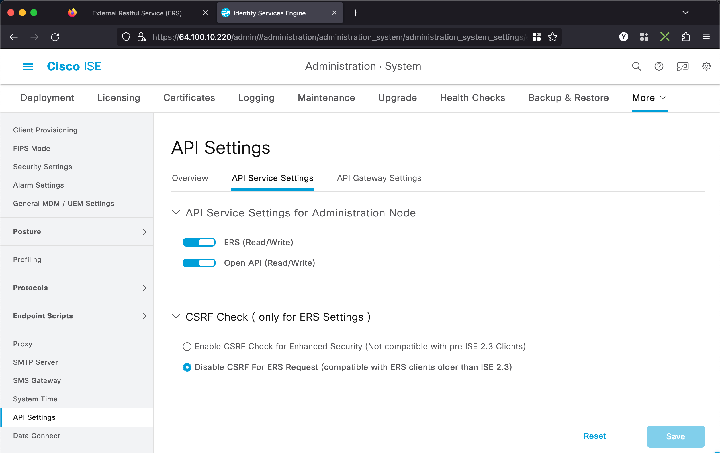 Hands-On: ISE ANC Policy APIs with online SDK and Postman