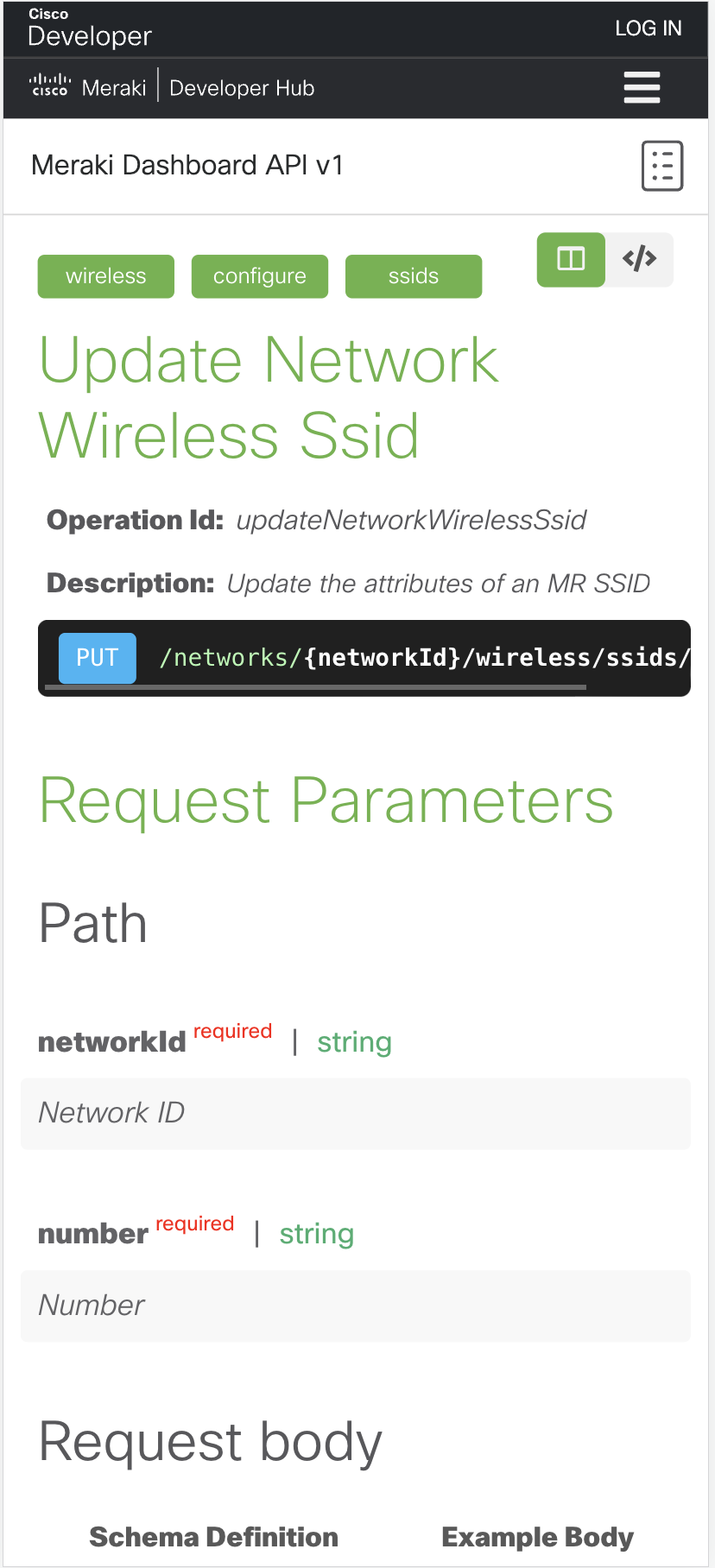 Meraki Portal What's New & Changelog