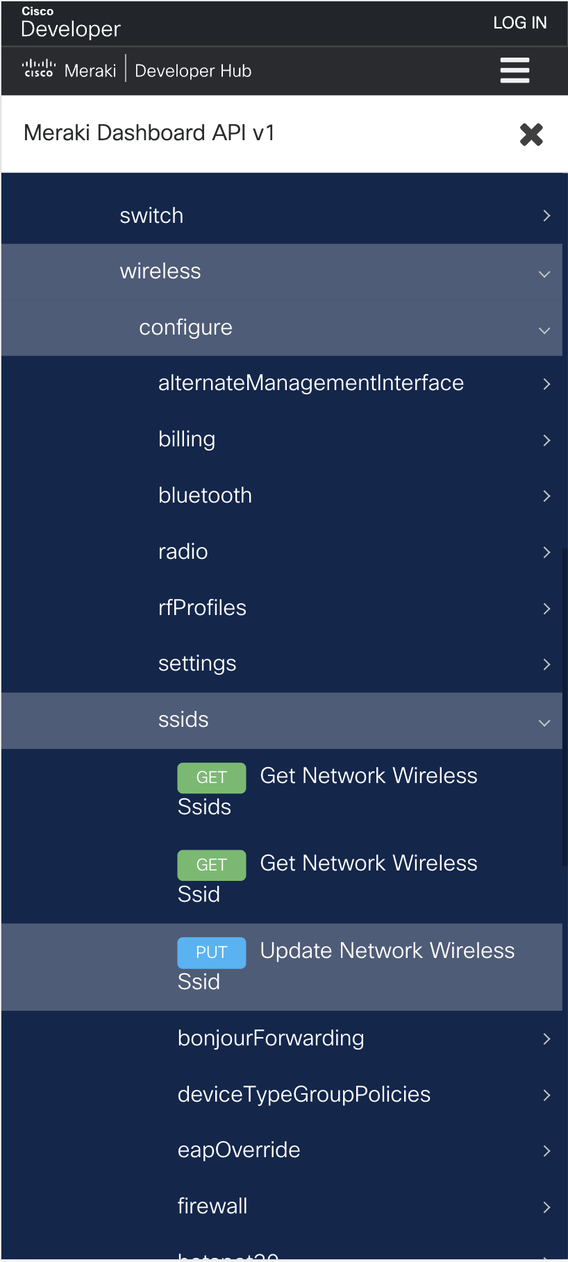 Meraki Portal What's New & Changelog
