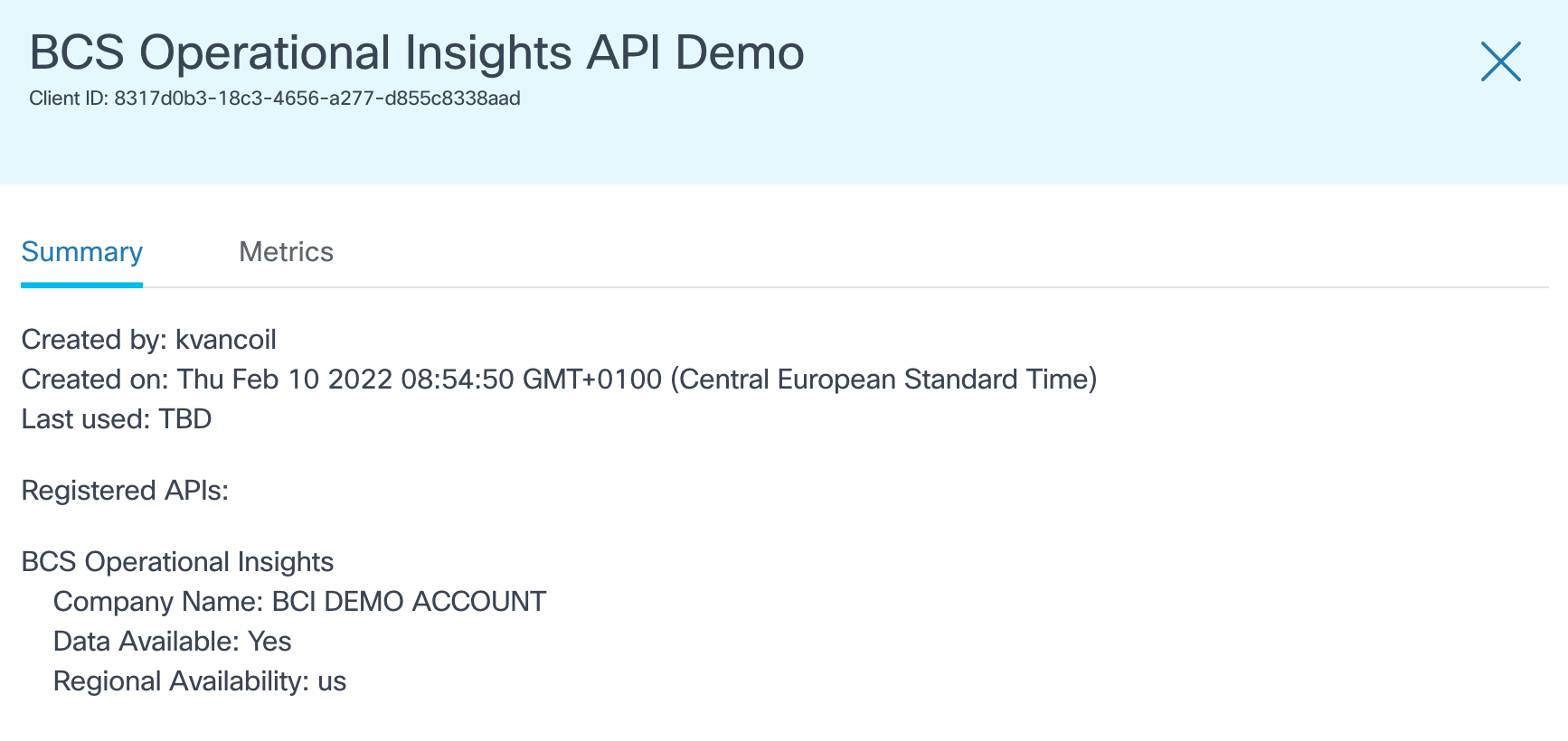 Application Registration - Business Critical Services(BCS) Operational ...