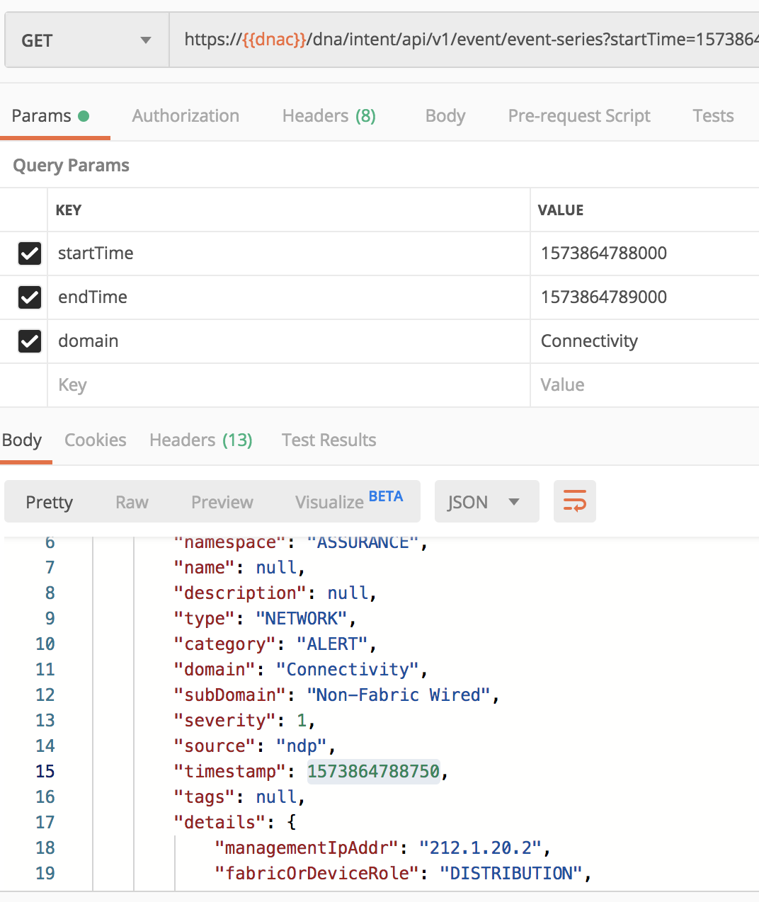 Cisco Catalyst Center - Event Management - Getting Started - Cisco Catalyst Center API 2.3.7.6 ...