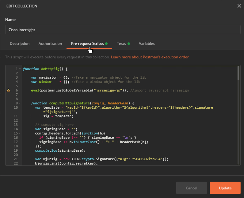 Introduction to the Cisco Intersight REST API with Postman ... Introduction to the Cisco Intersight REST API with Postman ...