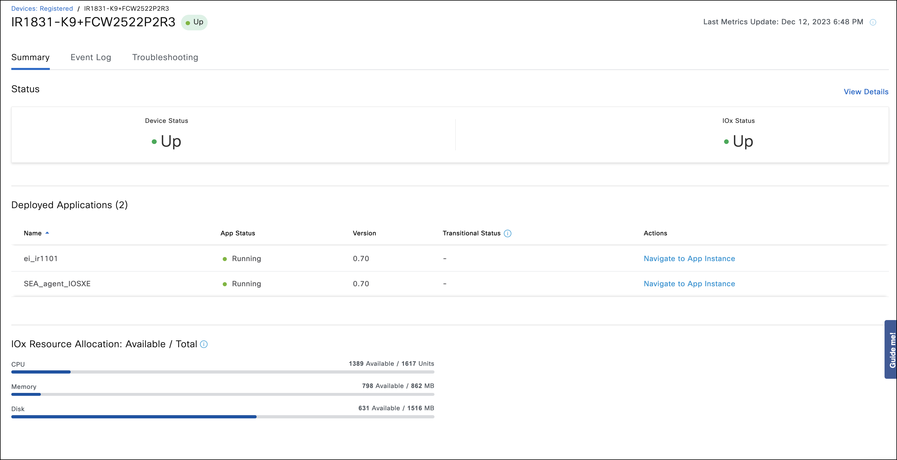 Onboarding Externally-Managed IR Devices - Cisco IoT Operations Dashboard - Cisco DevNet