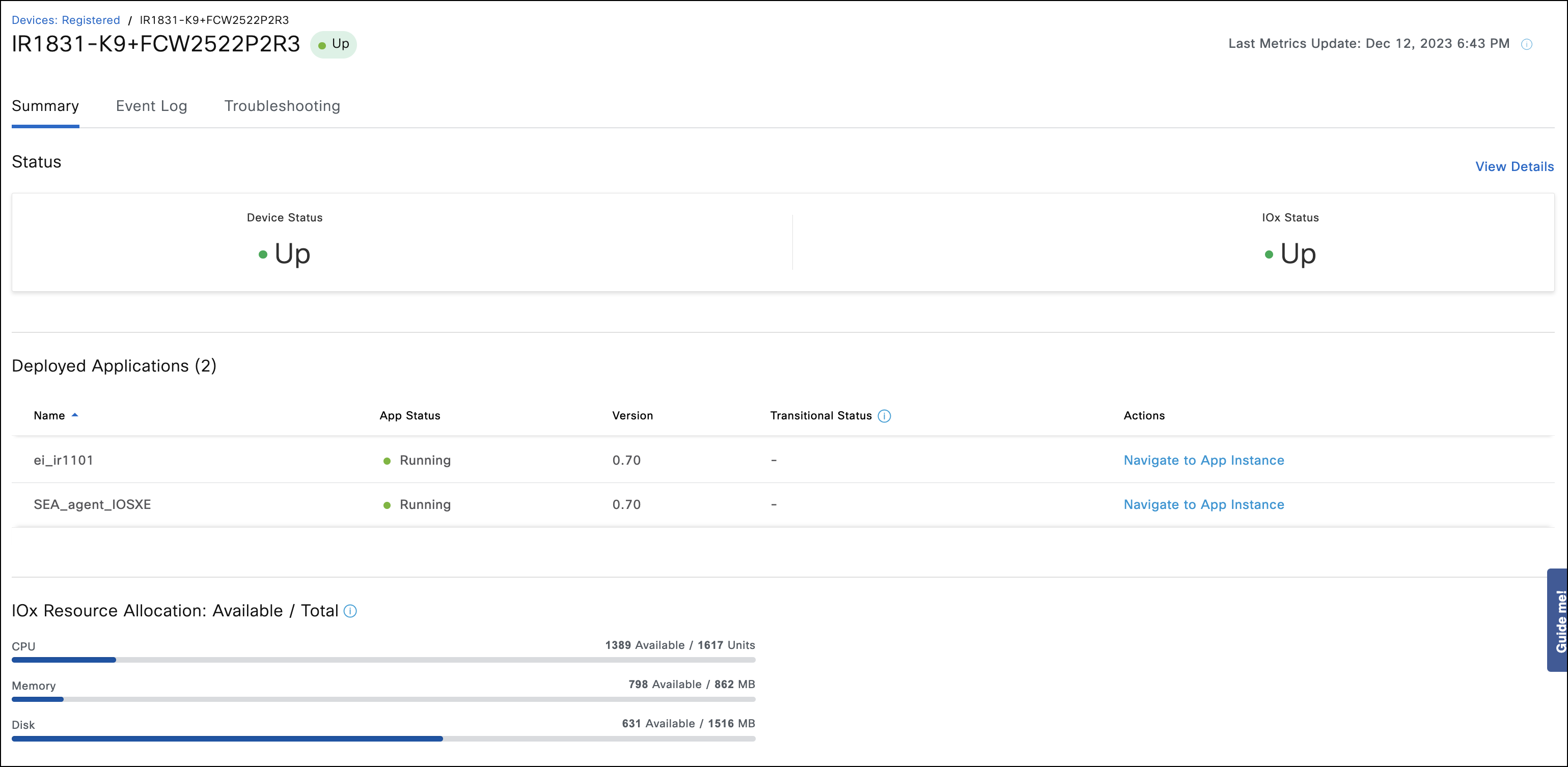 Onboarding Externally-Managed IR Devices - Cisco IoT Operations Dashboard - Cisco DevNet