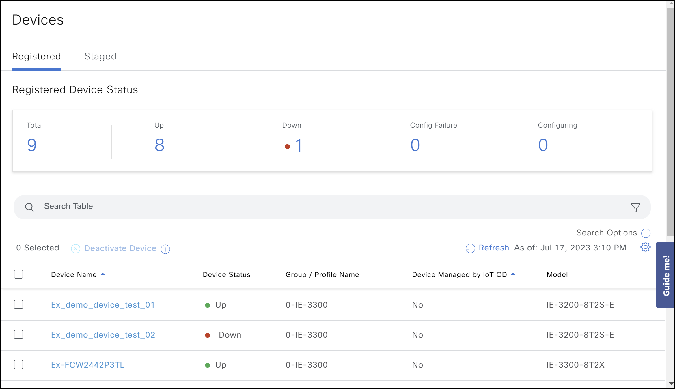 IE Device Configuration and Initiating Connection to OD (17.14.1 ...