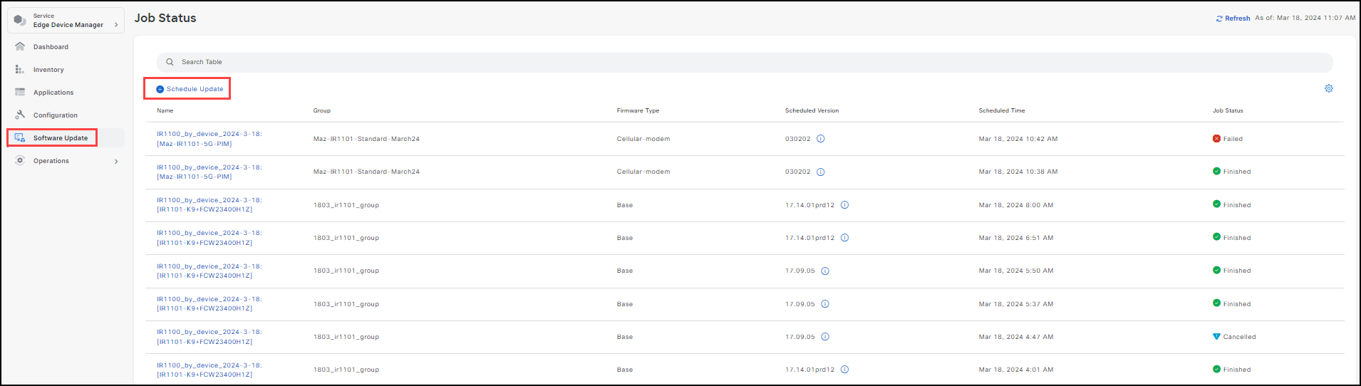 Update network device firmware - Cisco IoT Operations Dashboard - Cisco ...