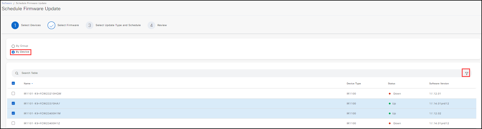 Update network device firmware - Cisco IoT Operations Dashboard - Cisco ...
