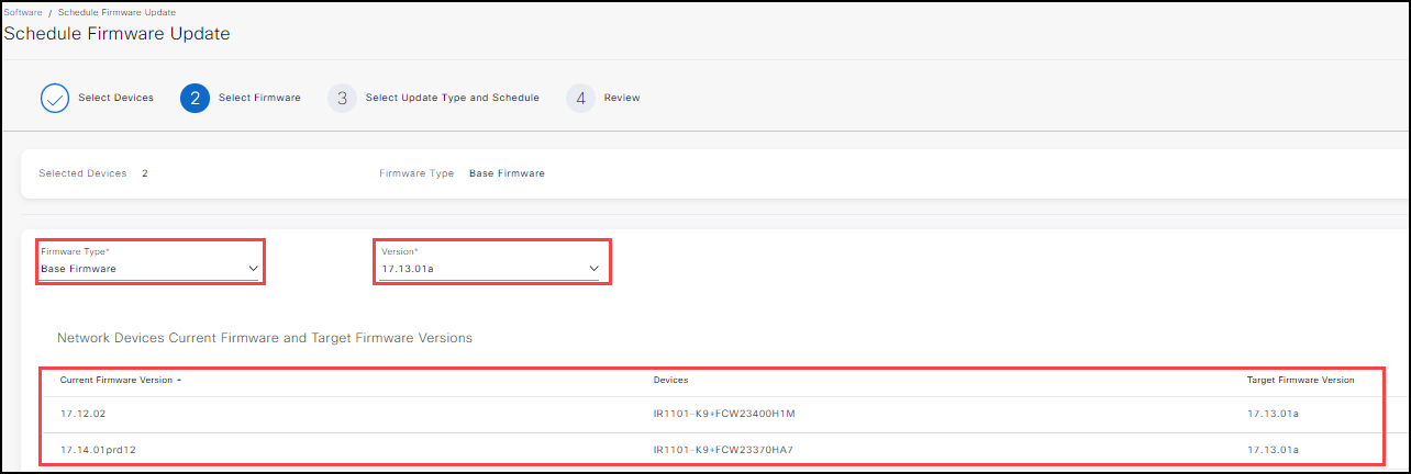 Update network device firmware - Cisco IoT Operations Dashboard - Cisco ...