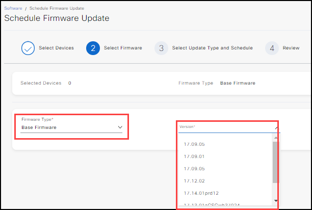 Update network device firmware - Cisco IoT Operations Dashboard - Cisco ...
