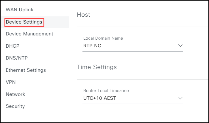 Device Settings - Cisco IoT Operations Dashboard - Cisco DevNet