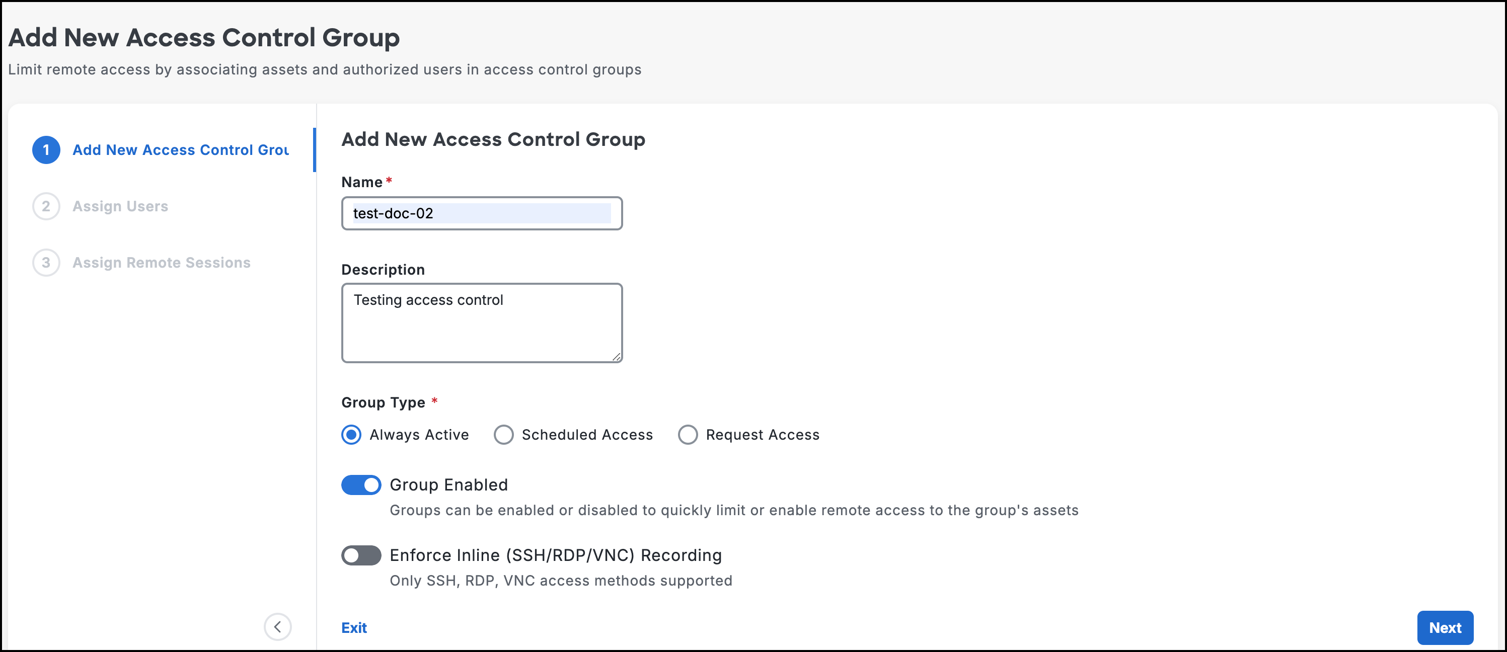 Manage access control groups for remote access - Cisco IoT Operations Dashboard - Cisco DevNet