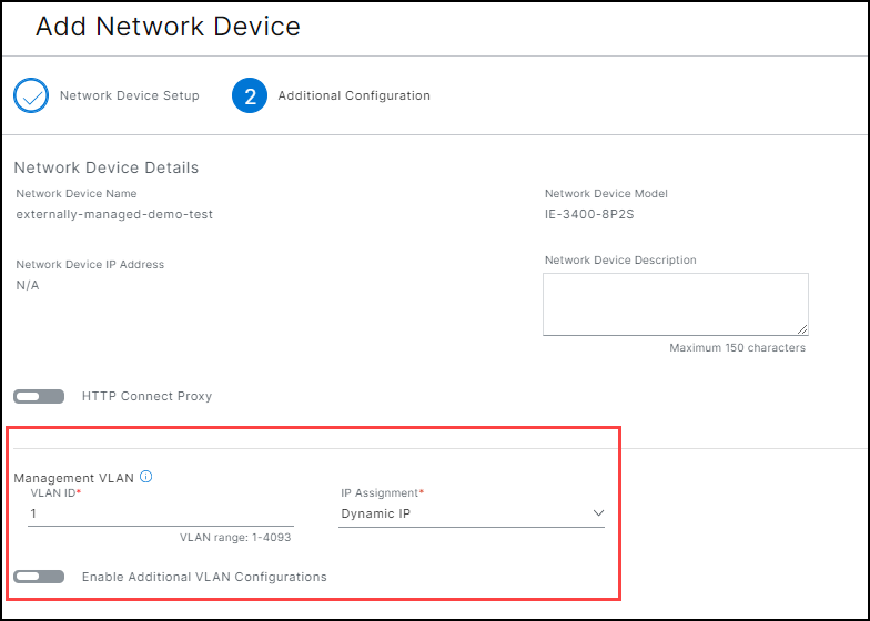 SEA: Multi-VLAN and Static IP support - Cisco IoT Operations Dashboard - Cisco DevNet