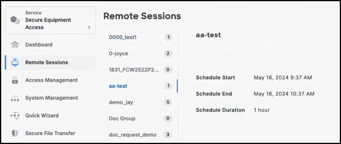 Scheduled access to a remote asset - Cisco IoT Operations Dashboard - Cisco DevNet