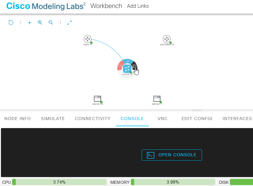Connecting To A Nodes Console Cisco Modeling Labs V21 Cisco Devnet