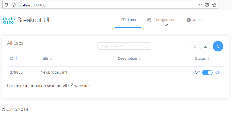 Using Breakout Tool - Cisco Modeling Labs v2.9 - Cisco DevNet