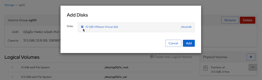 Method 1 Adding A Second Virtual Disk Vmdk Cisco Modeling Labs V29 Cisco Devnet