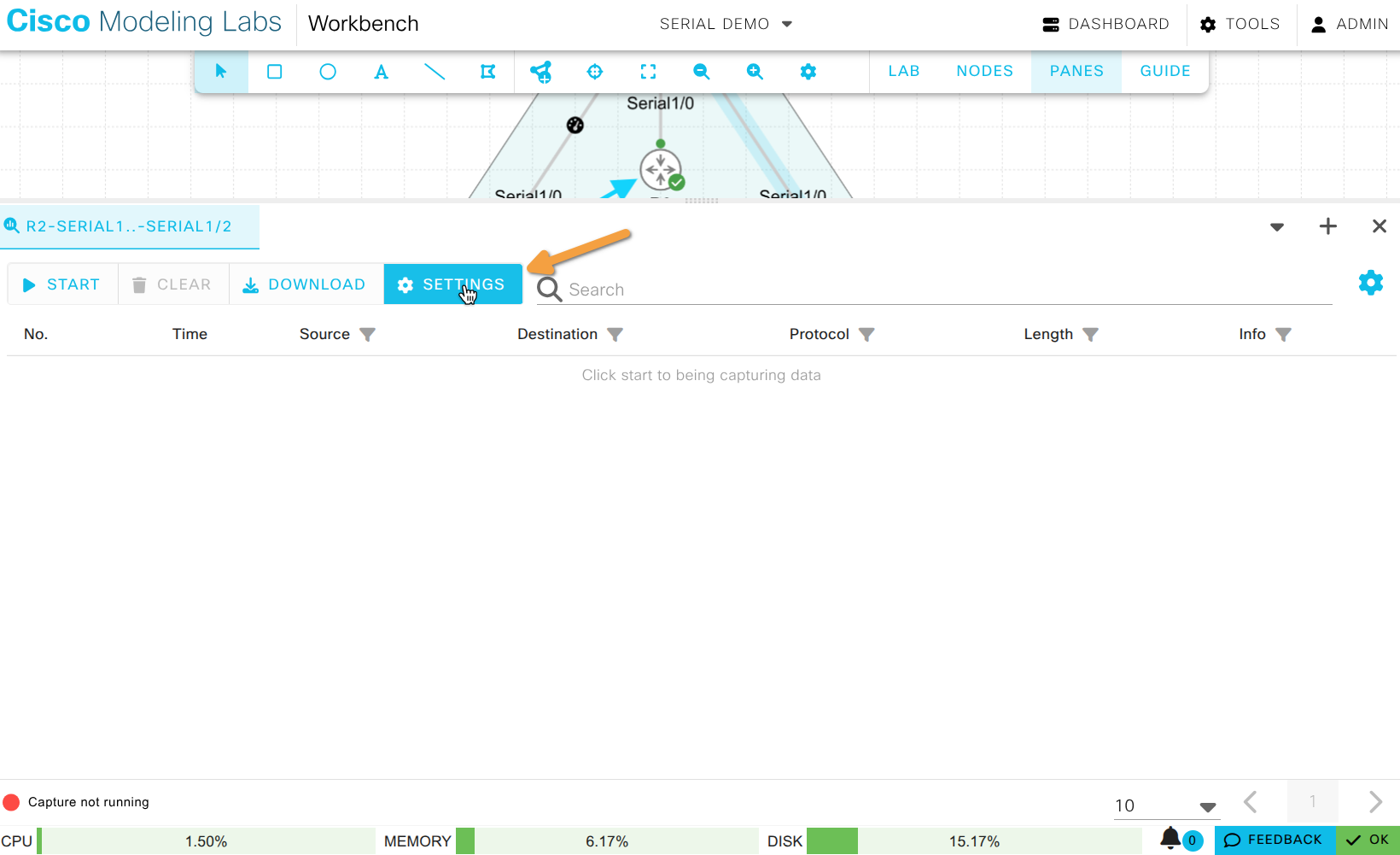 IOL (Serial) - Cisco Modeling Labs v2.9 - Cisco DevNet