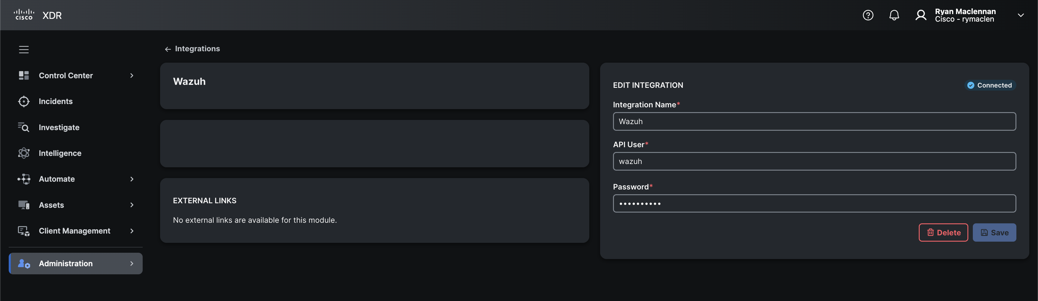 Create a Module Type - Cisco XDR APIs - Cisco DevNet