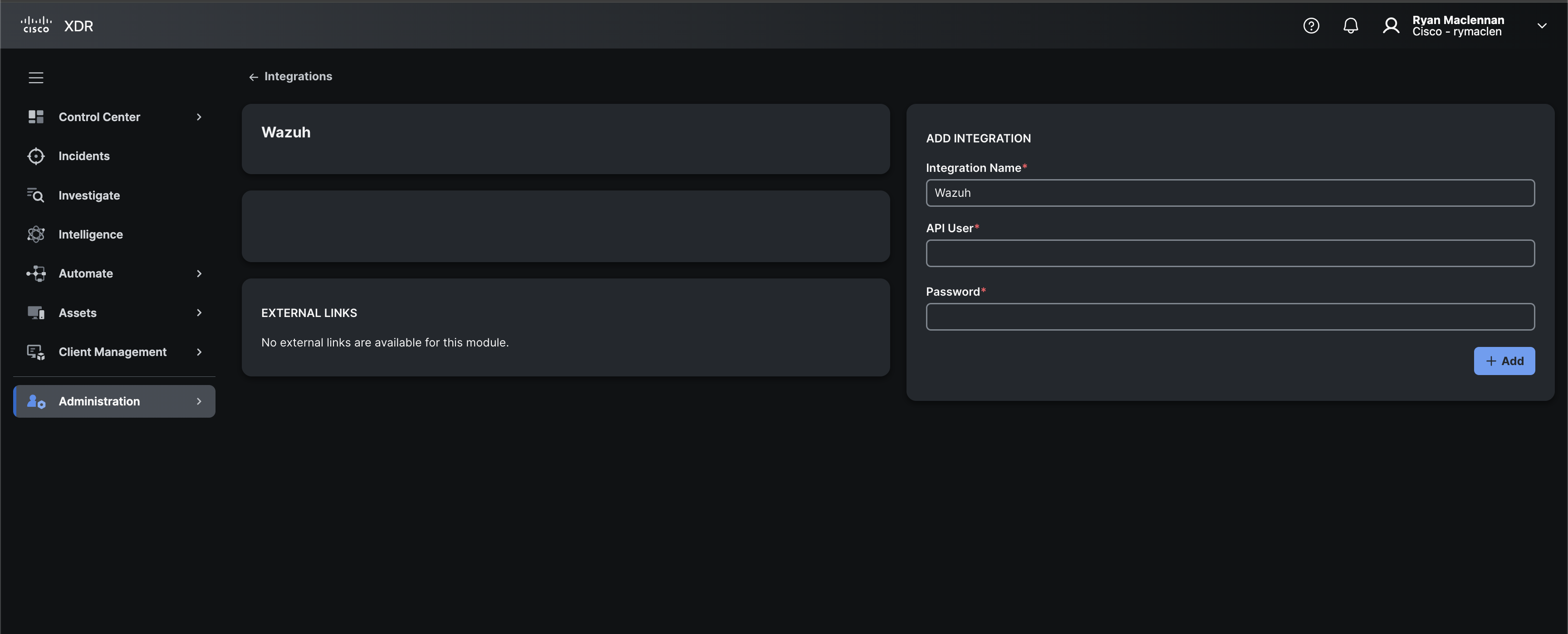 Create a Module Type - Cisco XDR APIs - Cisco DevNet