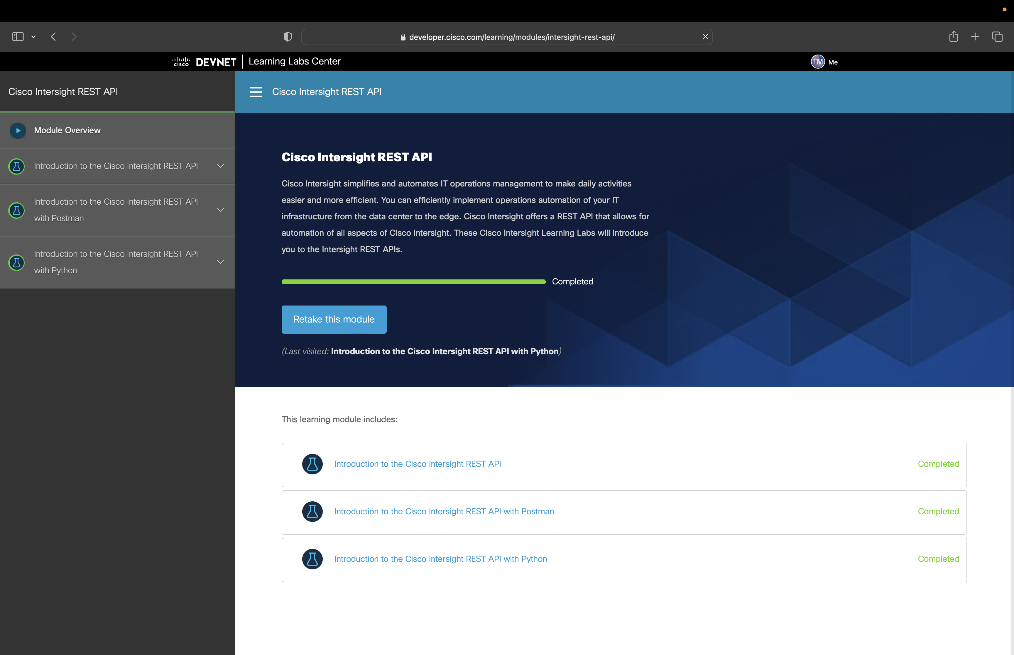 Overview - DevWks 2060 - Cisco DevNet Learning Labs Center