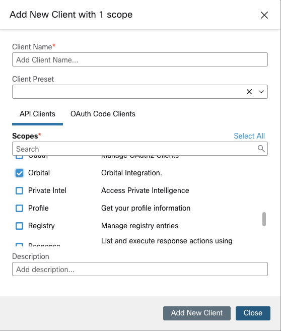 Authentication Orbital Api Cisco Devnet