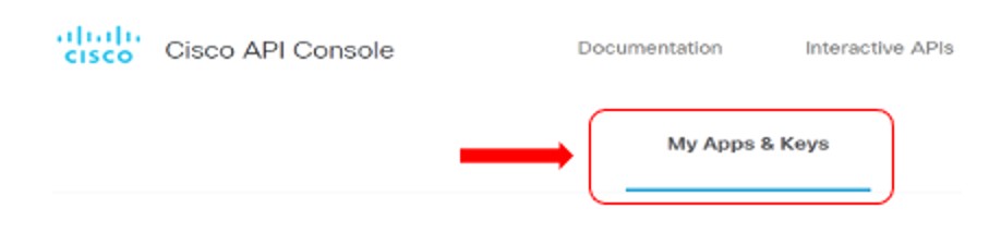 Application Registration - Services API - Cisco DevNet